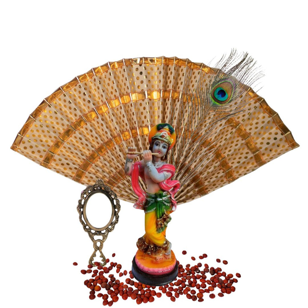 Shop Vishu Kani Kit with Polymarble Krishna | Arte House